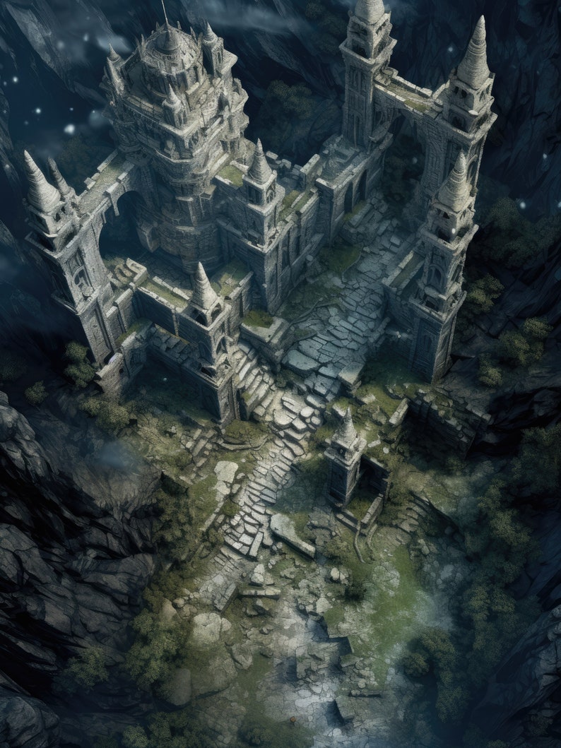 Mountain Battlemaps, Dnd Maps, Cave Map, River Map, D&D, Pathfinder ...