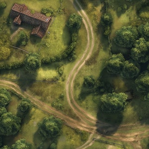 Farm Battlemaps, Dnd Maps, D&D, Pathfinder, Farmland, Gridded Maps ...