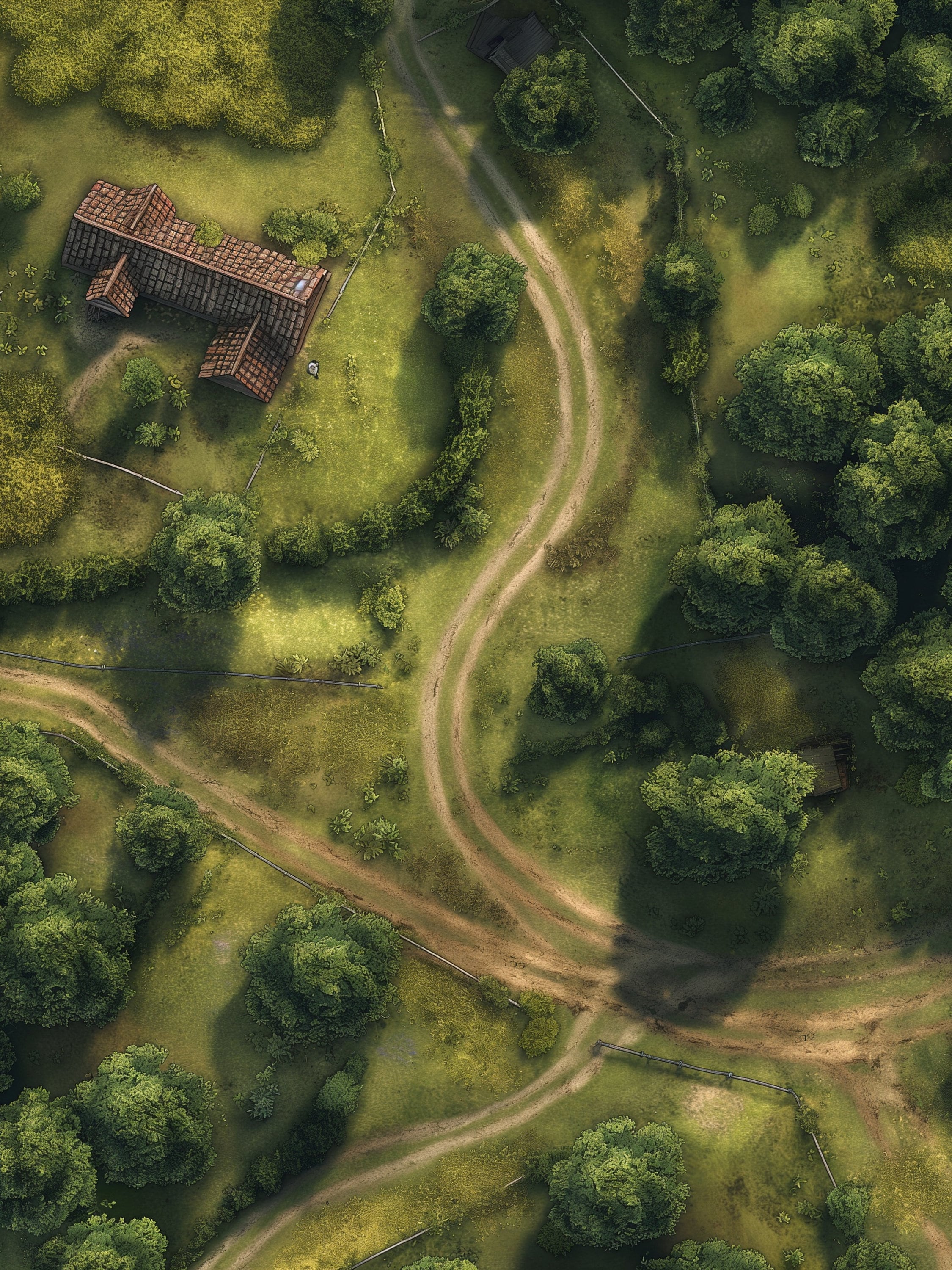 Farm Battlemaps, Dnd Maps, D&D, Pathfinder, Farmland, Gridded Maps ...