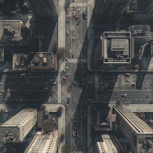 Modern City Battlemaps, Dnd Maps, Modern Maps, Cyberpunk, City, Gridded ...