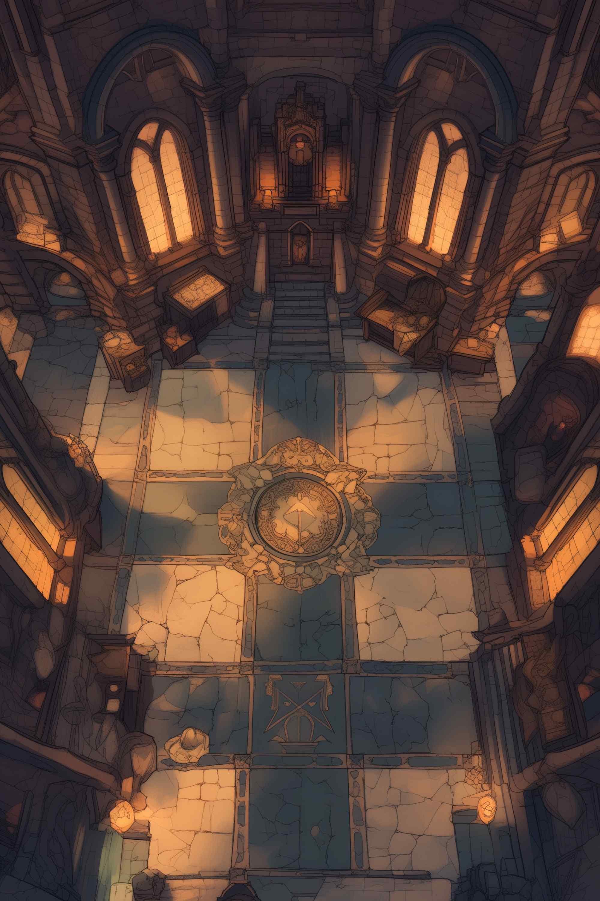 City Battlemaps, Gothic, City Map, Dnd Maps, D&D, Capital City, Gridded ...