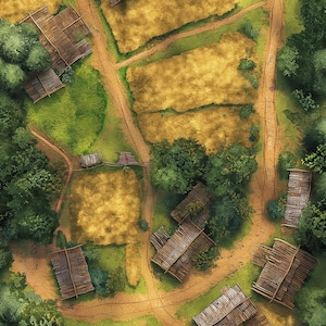 Farm Battlemaps, Dnd Maps, D&D, Pathfinder, Farmland, Gridded Maps ...