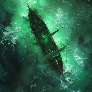 Ship Battlemaps, Dnd Maps, Pirate, D&D, Pathfinder, Ocean, Gridded Maps ...
