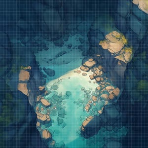 Beach Battlemaps, Island Map, Dnd Maps, D&D, Coastal, Sea, Gridded Maps ...
