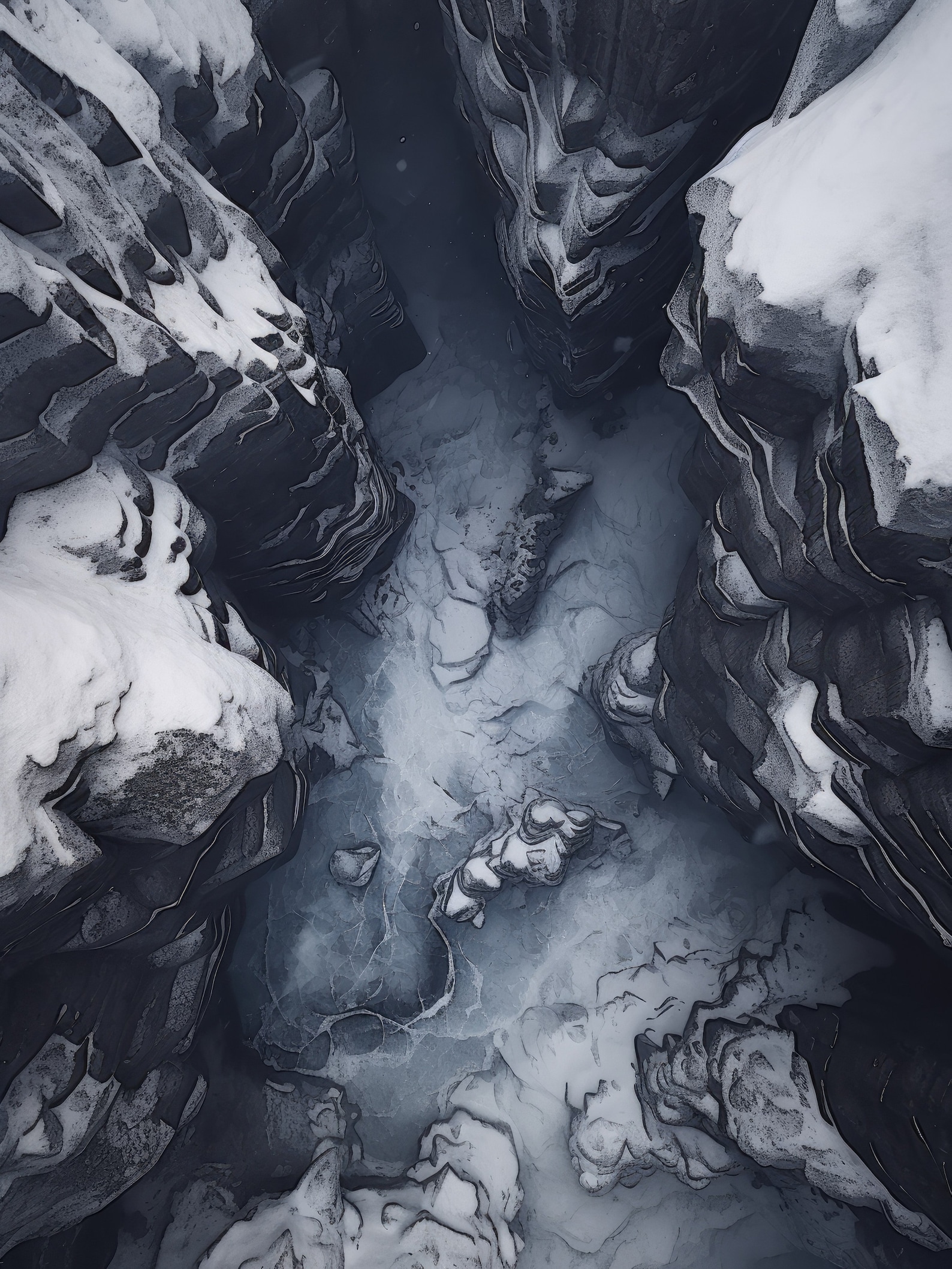 Winter Battlemaps, Dnd Maps, Iceberg, Tundra, D&D, Pathfinder, Gridded ...