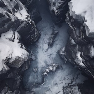 Winter Battlemaps, Dnd Maps, Iceberg, Tundra, D&D, Pathfinder, Gridded ...