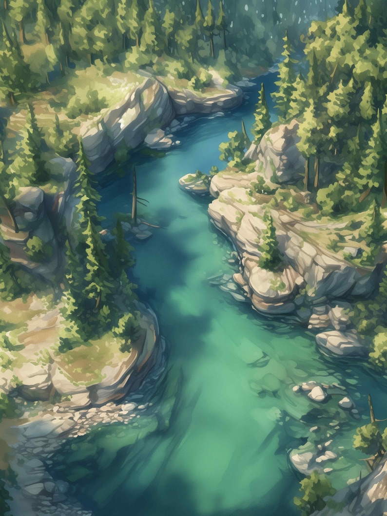 Forest Battlemaps, Forest Road, Dnd Maps, D&D, Pathfinder, Gridded Maps ...