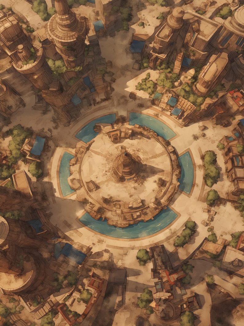 Desert Battlemaps, Dnd Maps, Wasteland Map, Wild West, D&D, Pathfinder ...