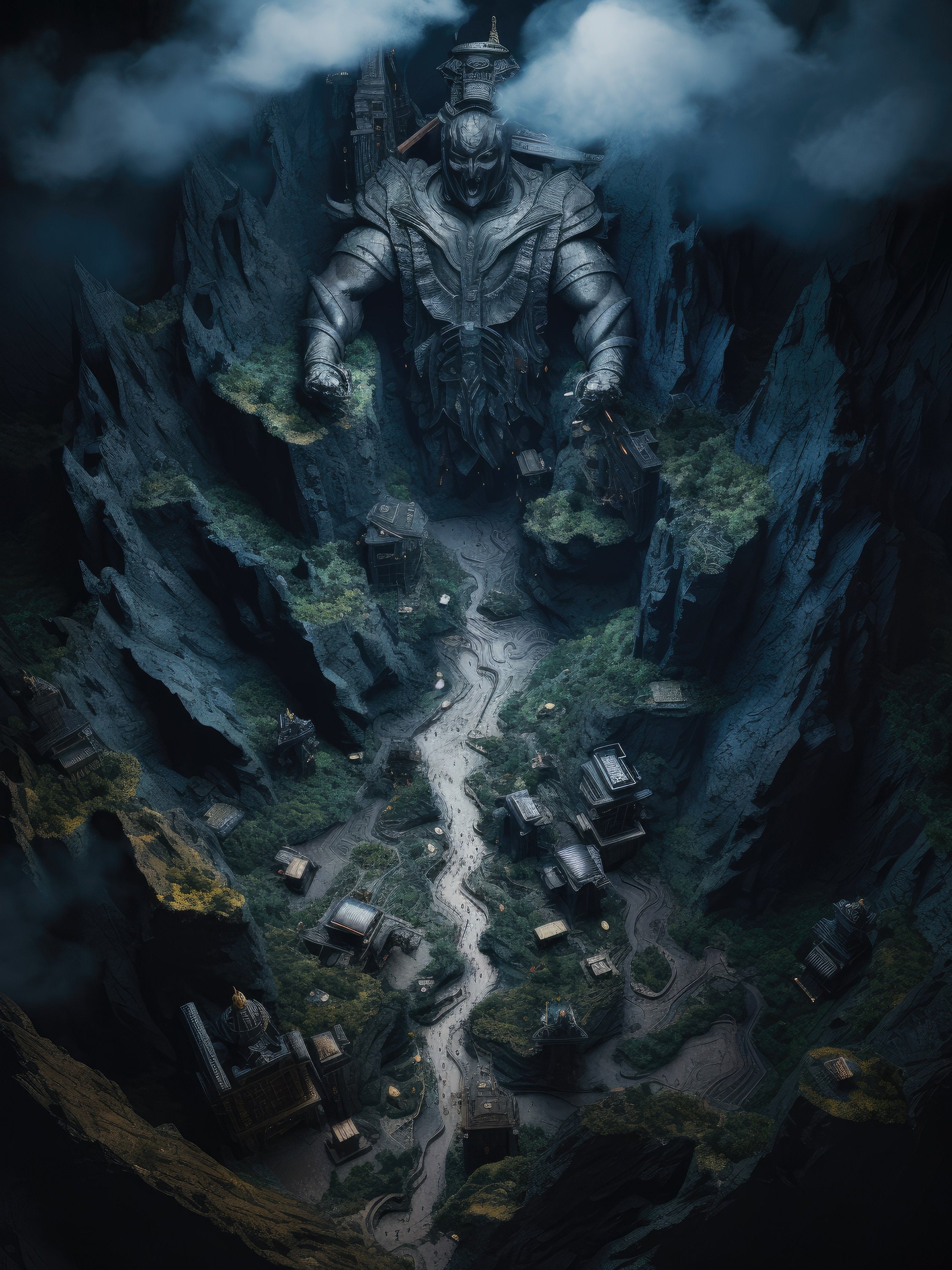 Mountain Battlemaps, Dnd Maps, Cave Map, River Map, D&D, Pathfinder ...