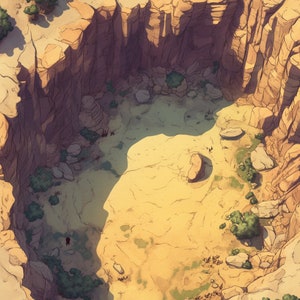 Desert Battlemaps, Dnd Maps, Wasteland Map, Wild West, D&D, Pathfinder ...