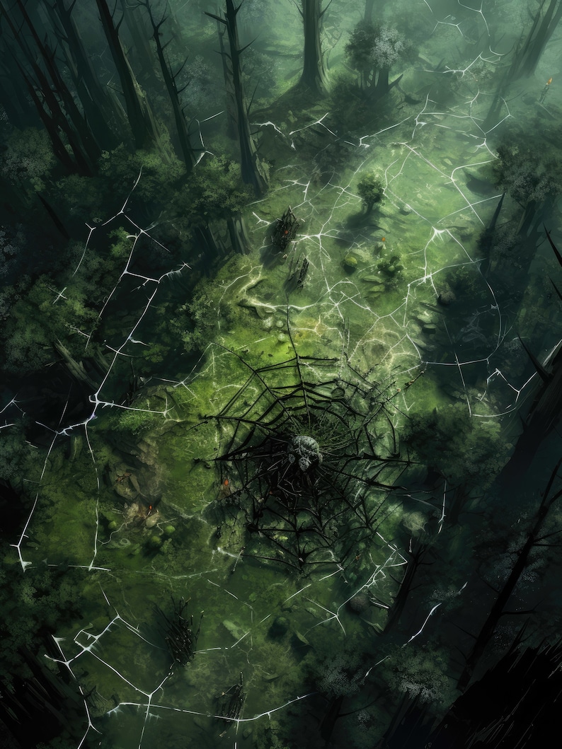 Forest Battlemaps, Dnd Maps, D&D, Pathfinder, Gridded Maps, Roll20 ...