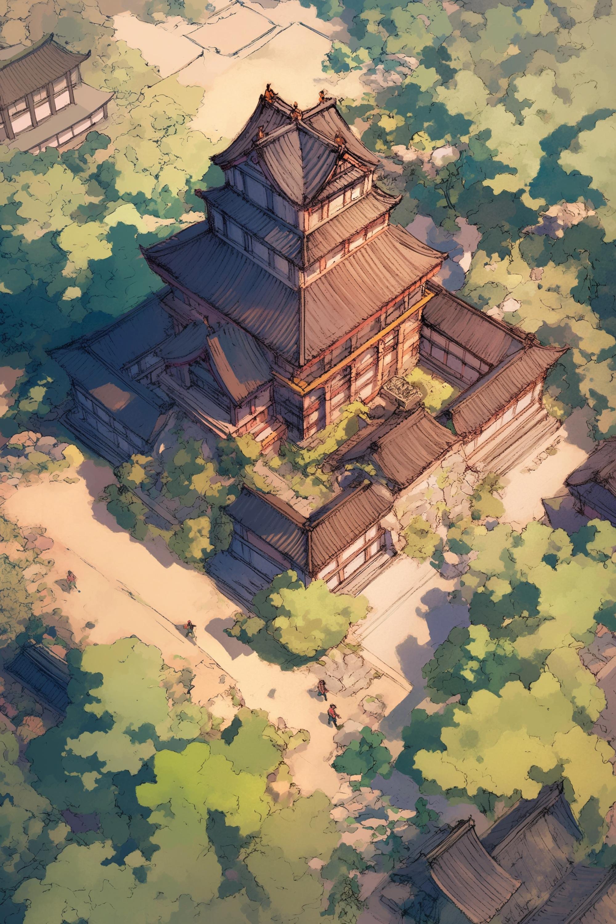 Eastern Battlemaps, Dnd Maps, Asian, D&D, Eastern, Gridded Maps, Roll20 ...