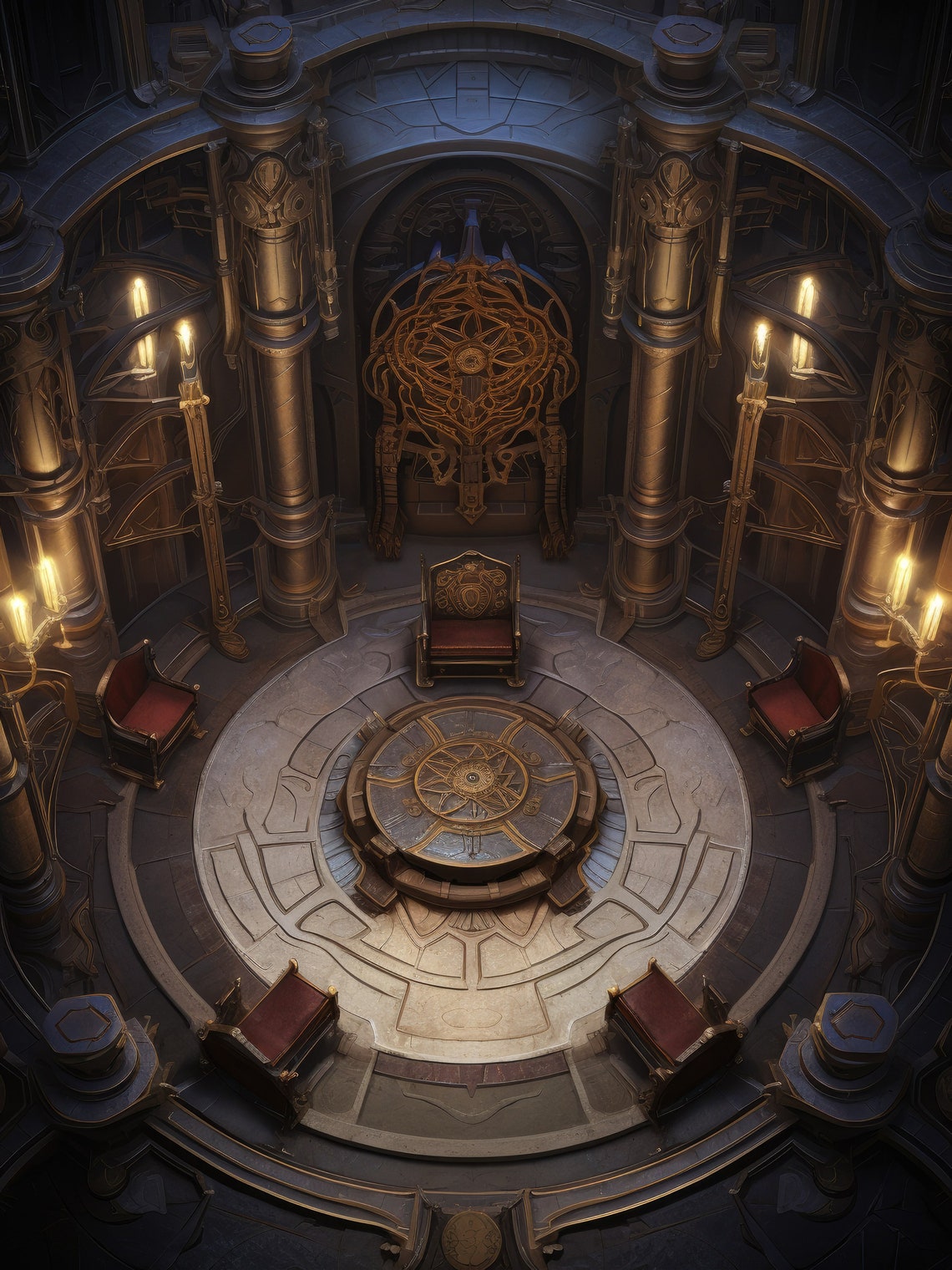 Castle Battlemaps, Dnd Maps, Fort, D&D, Pathfinder, Gridded Maps ...