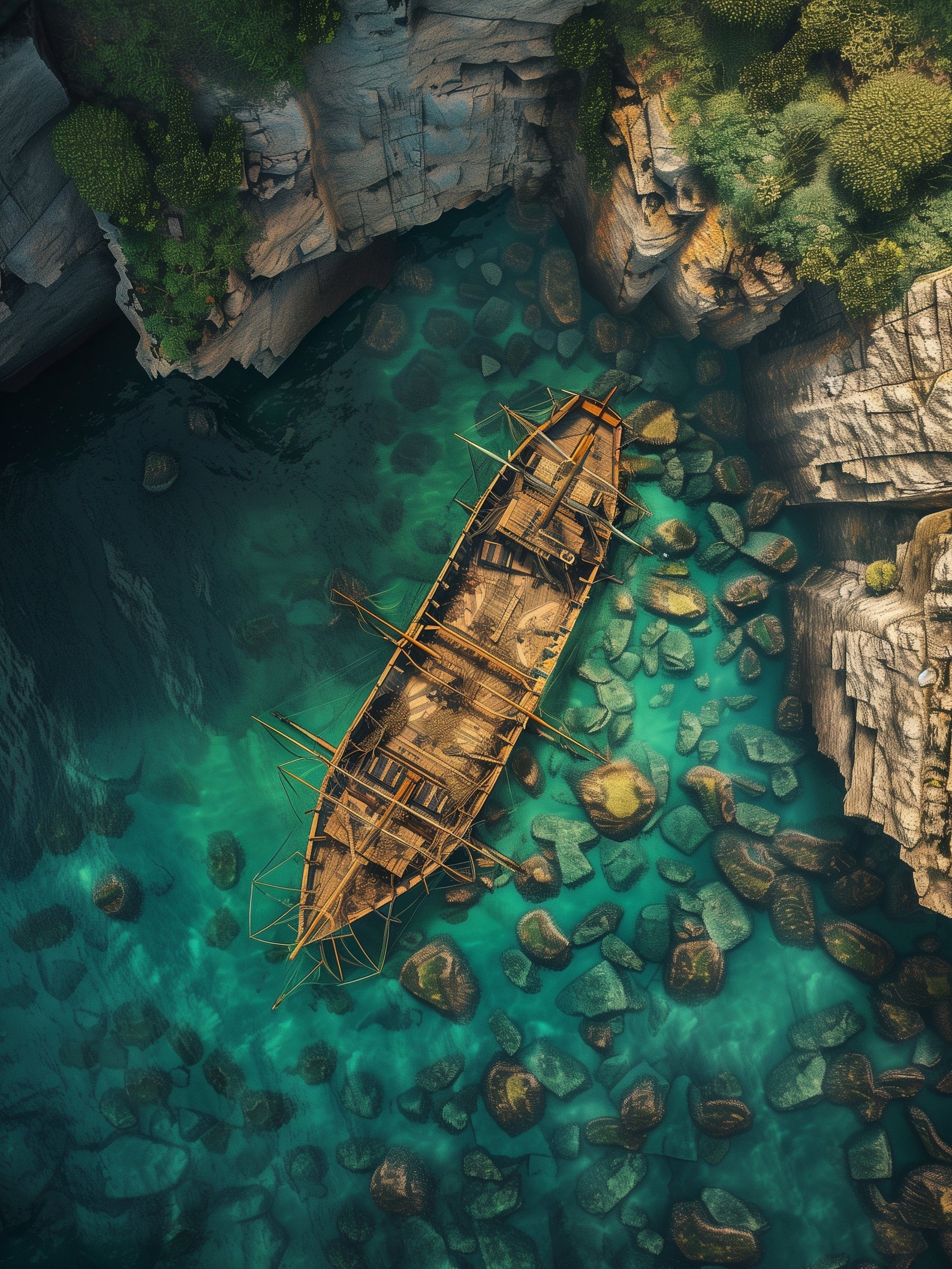 Ship Battlemaps, Dnd Maps, Pirate, D&D, Pathfinder, Ocean, Gridded Maps ...