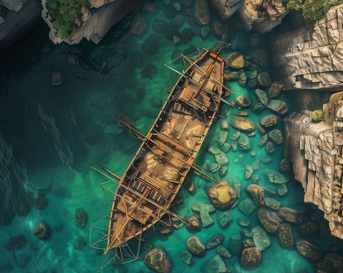 Mountain Battlemaps, Dnd Maps, Cave Map, River Map, D&D, Pathfinder ...