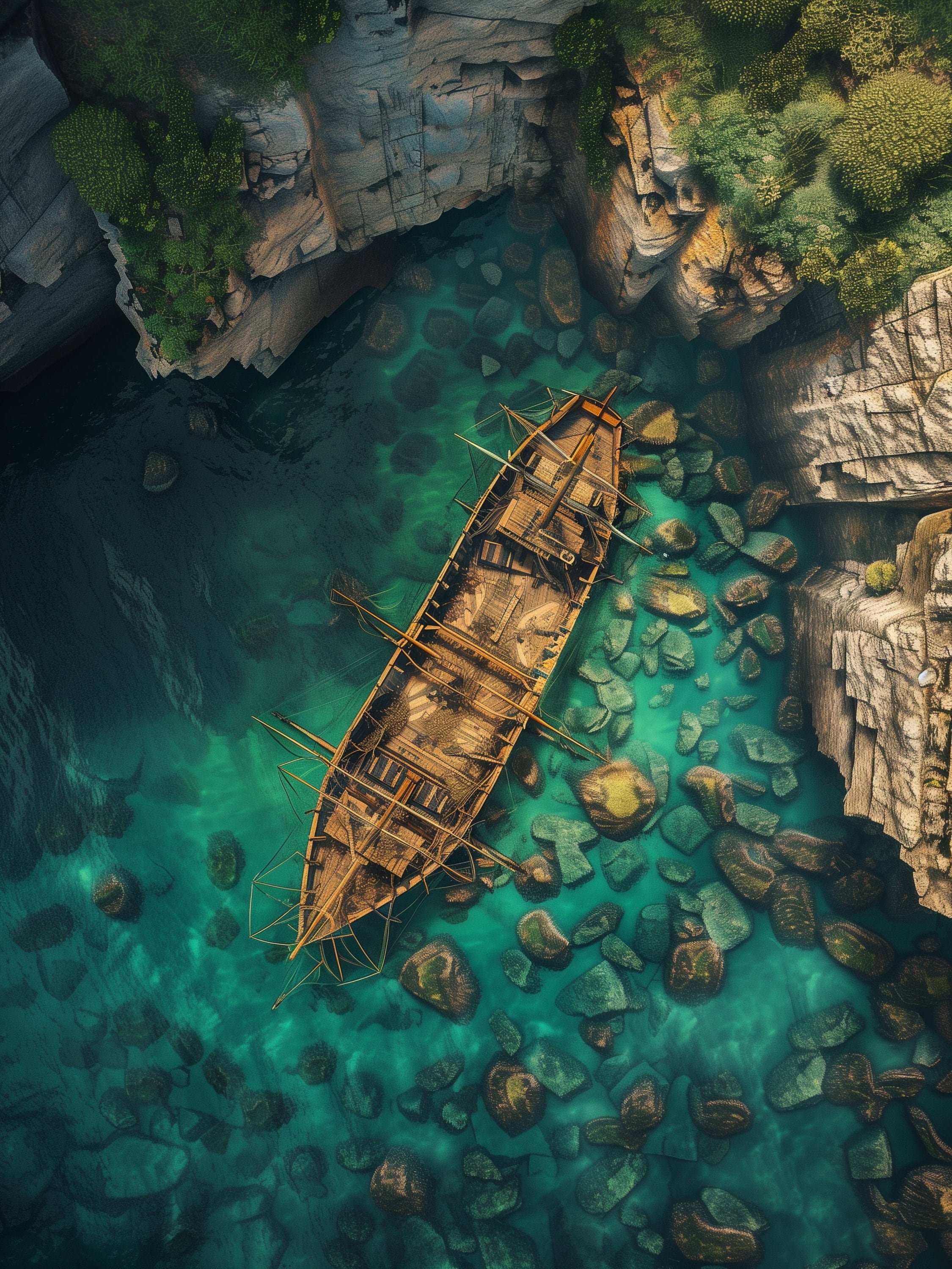 Ship Battlemaps, Dnd Maps, Pirate, D&D, Pathfinder, Ocean, Gridded Maps ...