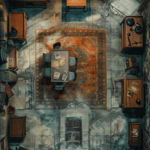 Library Battlemaps, Dnd Maps, D&D, Wizard's Academy, Pathfinder ...