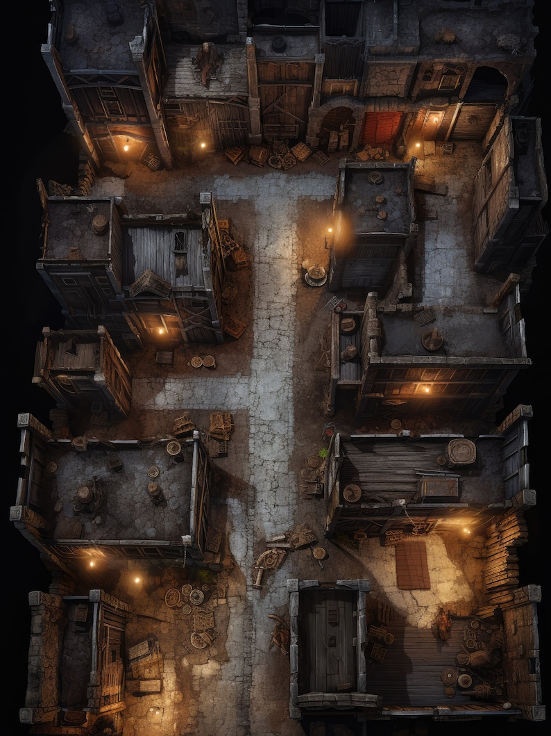 Dwarven City Battlemaps, Dnd Maps, D&D, Pathfinder, Gridded Maps ...