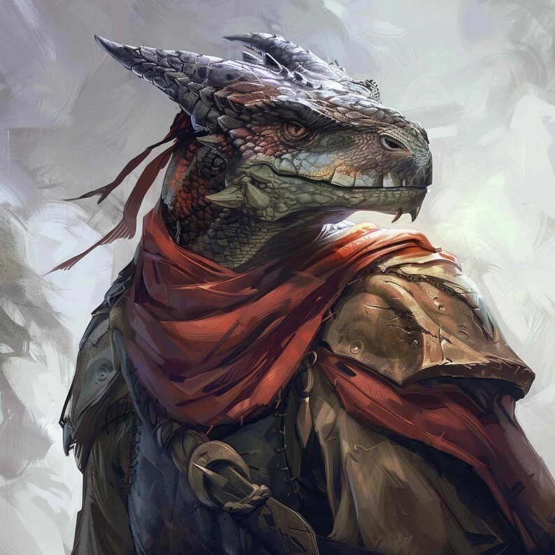 Dragonborn Fantasy Portraits, Dnd Tokens, RPG Portraits, Monster Tokens ...