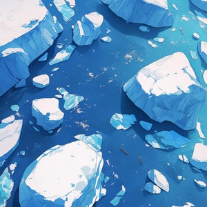 Ice Battlemaps, Snow, Dnd Maps, Winter, Arctic, D&D, Tundra, Gridded ...