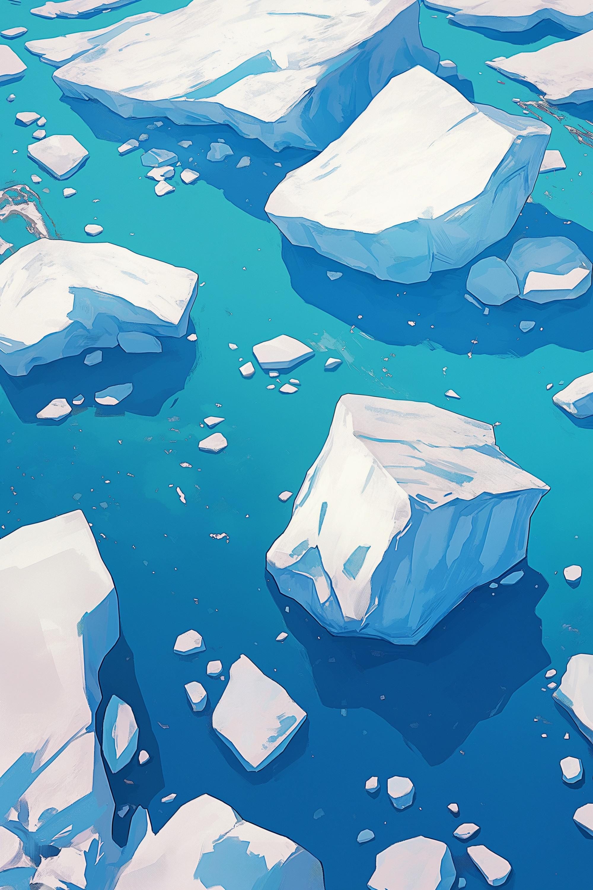 Ice Battlemaps, Snow, Dnd Maps, Winter, Arctic, D&D, Tundra, Gridded ...