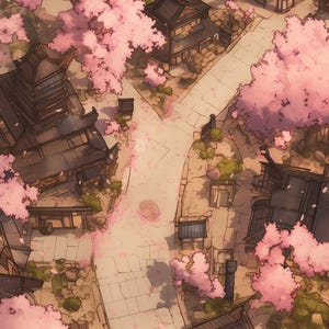 Asian Battlemaps, Dnd Maps, Japanese, D&D, Eastern, Gridded Maps ...