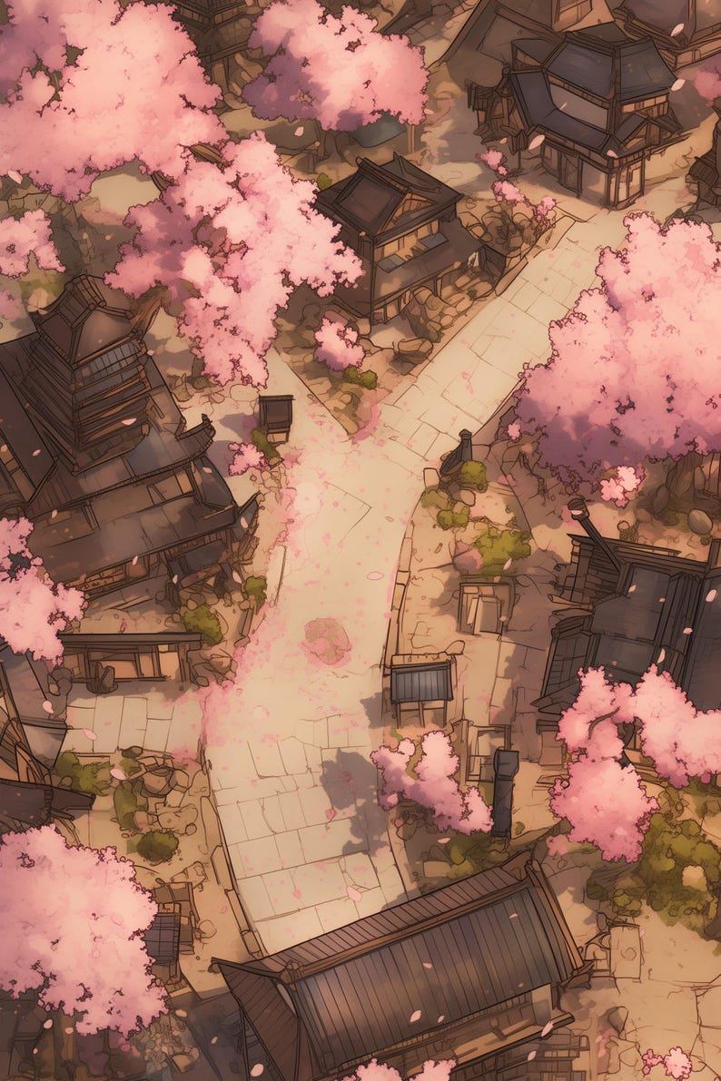 Eastern Battlemaps, Dnd Maps, Asian, D&D, Eastern, Gridded Maps, Roll20 ...