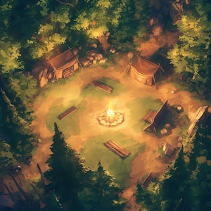 Forest Battlemaps, Forest Road, Dnd Maps, D&D, Pathfinder, Gridded Maps ...