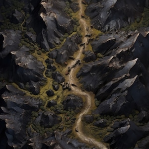 Mountain Battlemaps, Dnd Maps, Cave Map, River Map, D&D, Pathfinder ...