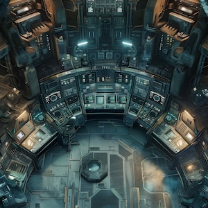 Spaceship Battlemaps, Dnd Maps, Sci-fi, Modern, Gridded Maps, Star Wars ...