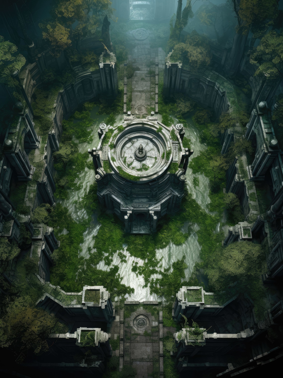 Swamp Battlemaps, Dnd Maps, D&D, Pathfinder, Bog, Marsh, Gridded Maps ...