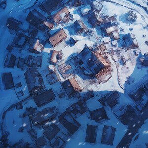 Winter Ruins Battlemaps, Dnd Maps, Ruins, Arctic, Ice, D&D, Fantasy ...
