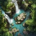 Jungle Battlemaps, Dnd Maps, Waterfall, River, Gridded Maps, D&D, Rpg ...