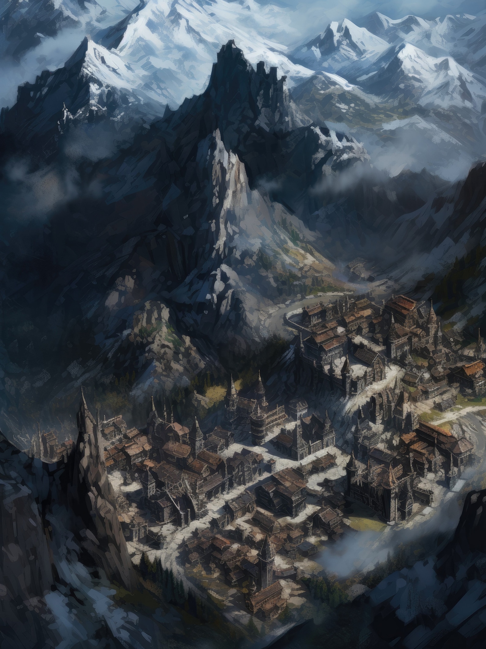 Mountain Battlemaps, Dnd Maps, Cave Map, River Map, D&D, Pathfinder ...