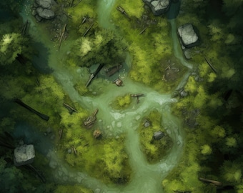 Dwarven City Battlemaps, Dnd Maps, D&D, Pathfinder, Gridded Maps ...