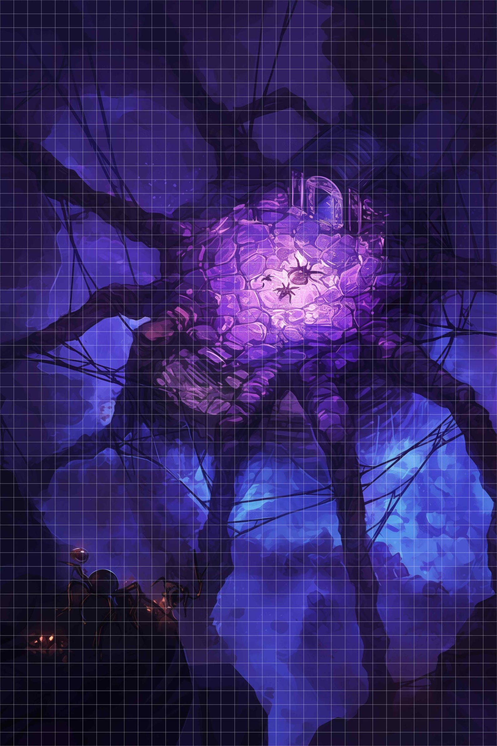 Underdark Battlemaps, Dnd Maps, D&D, Darklands, Gridded Maps, Cave ...