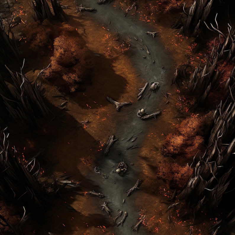 Forest Battlemaps, Dnd Maps, D&D, Pathfinder, Gridded Maps, Roll20 ...