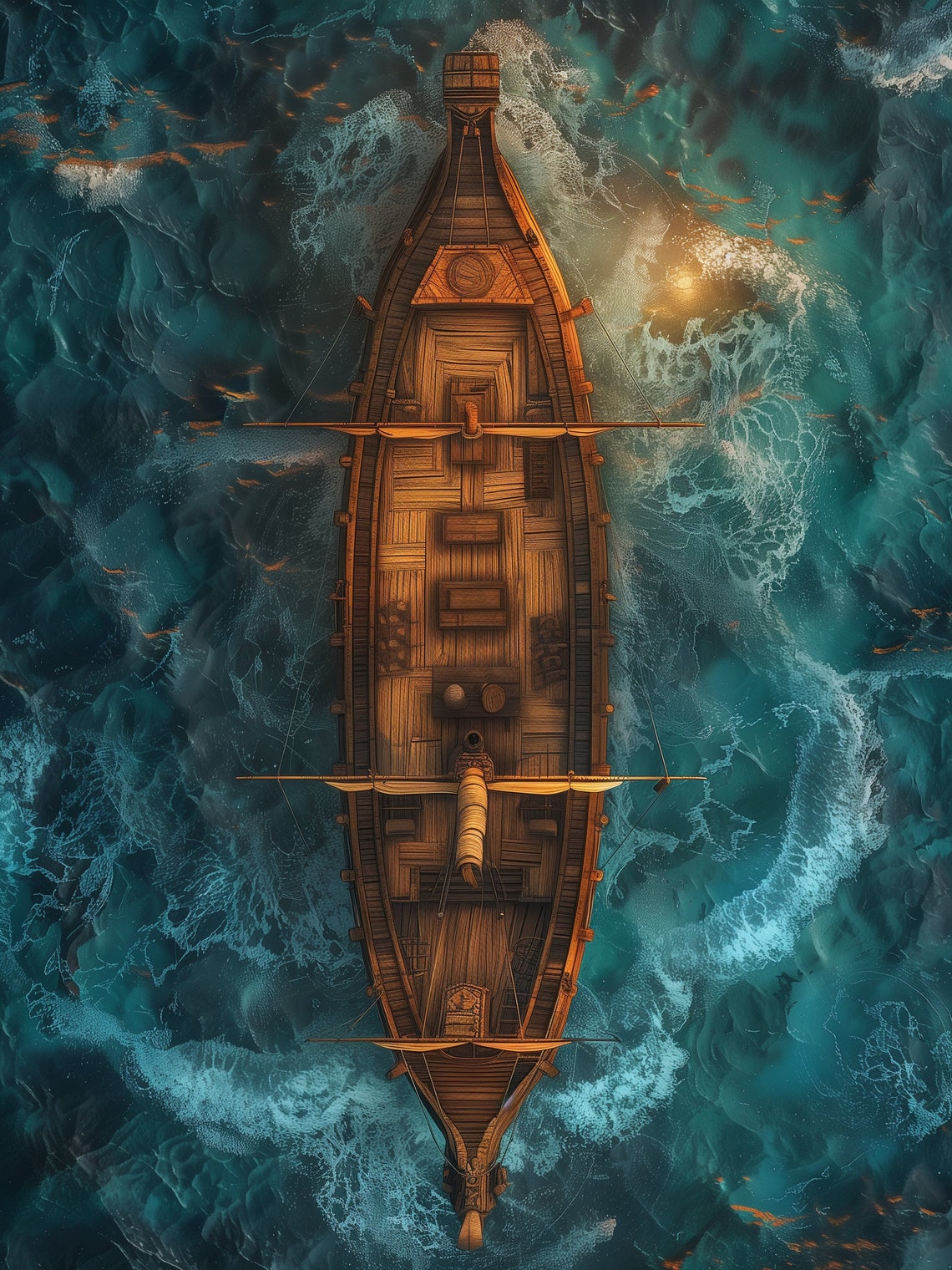 Ship Battlemaps, Dnd Maps, Pirate, D&D, Pathfinder, Ocean, Gridded Maps ...