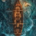 Ship Battlemaps, Dnd Maps, Pirate, D&D, Pathfinder, Ocean, Gridded Maps ...