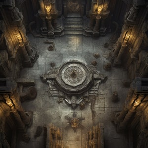 Dwarven City Battlemaps, Dnd Maps, D&D, Pathfinder, Gridded Maps ...