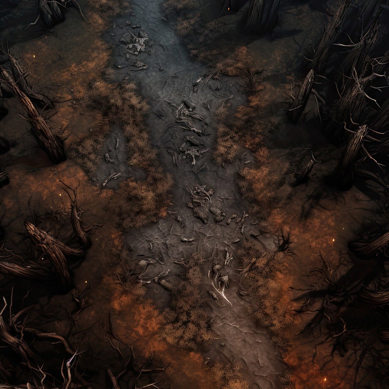 Forest Battlemaps, Dnd Maps, D&D, Pathfinder, Gridded Maps, Roll20 ...