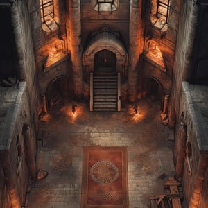 Jail Battlemaps, Dnd Maps, Prison, Dungeon, D&D, Pathfinder, Gridded ...
