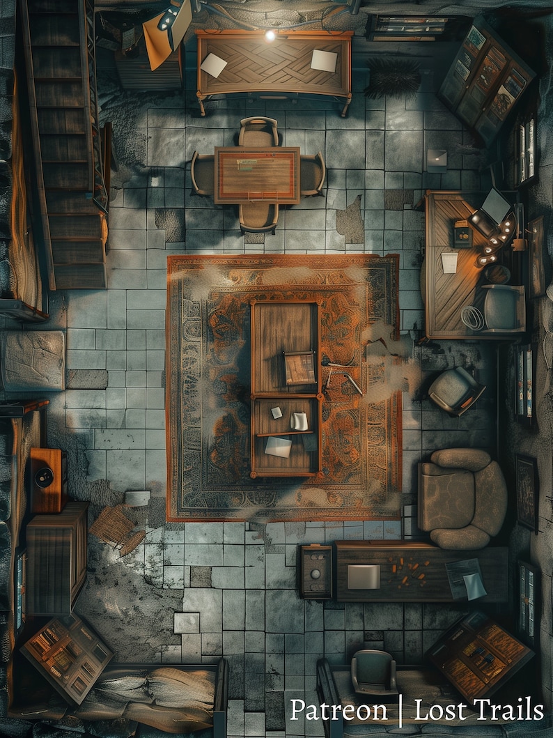 Library Battlemaps, Dnd Maps, D&D, Wizard's Academy, Pathfinder ...