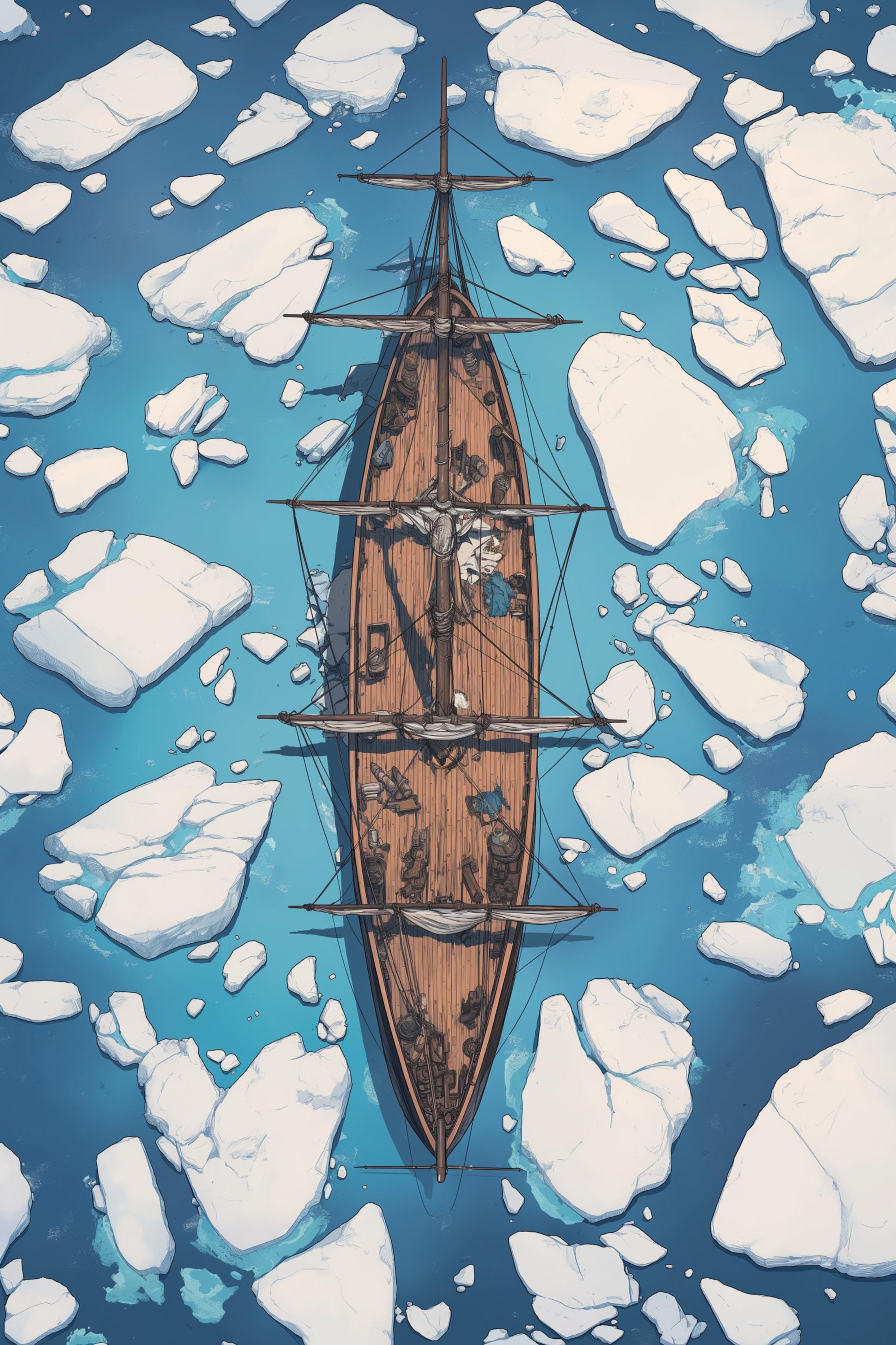 Ice Battlemaps, Snow, Dnd Maps, Winter, Arctic, D&D, Tundra, Gridded ...