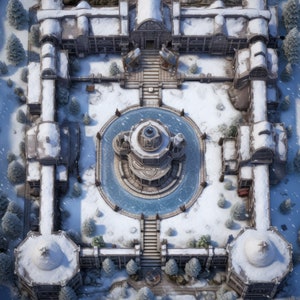 Winter Battlemaps, Dnd Maps, Iceberg, Tundra, D&D, Pathfinder, Gridded ...