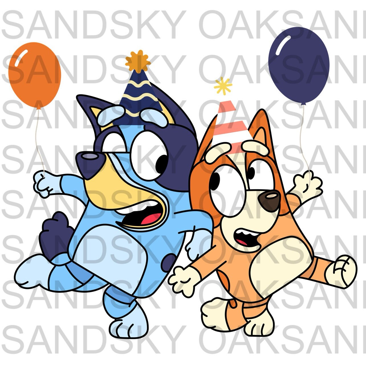 Bluey Birthday Girl Png, Bluey Birthday PNG, Bluey Party Png, Bluey ...