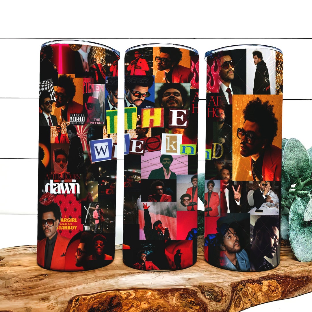 The Weeknd Tumbler 20 Oz Skinny Stitch Tumbler Sublimation Designs ...