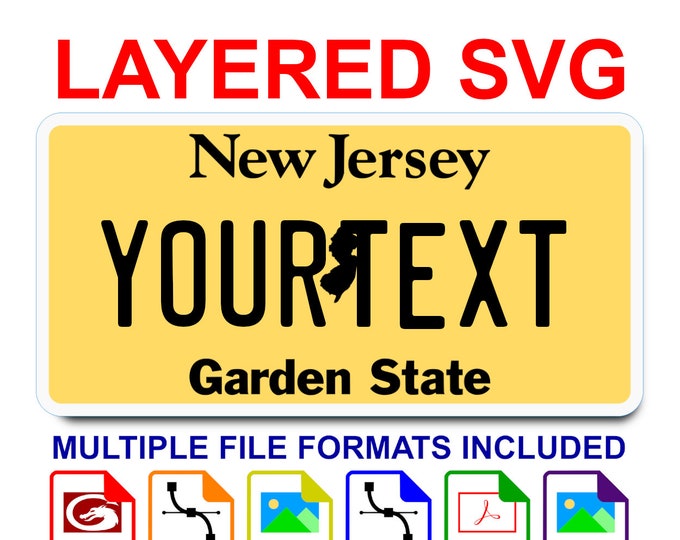 1933 NJ Original Vintage License Plate in Good Condition - Etsy