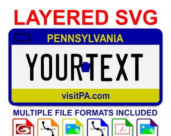 Sinaloa Mexico License Plate Digital File Layered SVG Lightburn Cricut ...