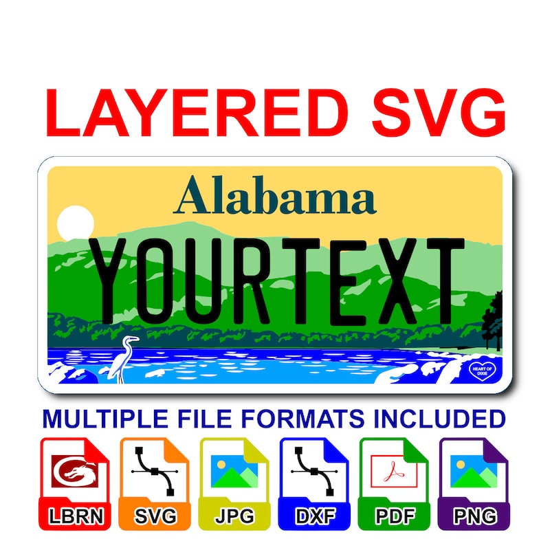 Alabama Monogram - Etsy